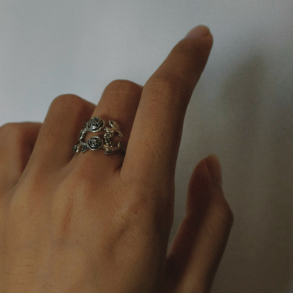 Double Rose Silver Ring – 2ABNORMAL